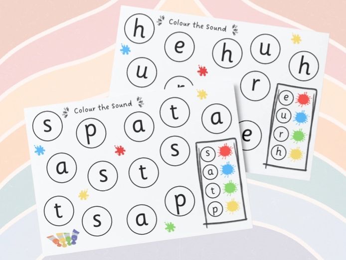 Phonics - Colour Splash (colour by sound) | Teaching Resources
