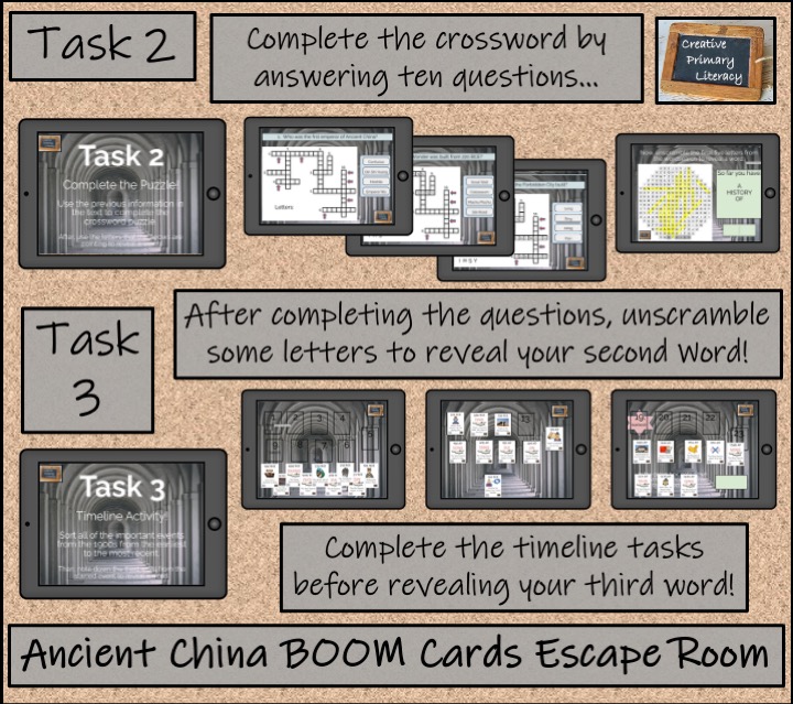 Ancient China BOOM Cards™ Digital Escape Room Activity | Teaching Resources