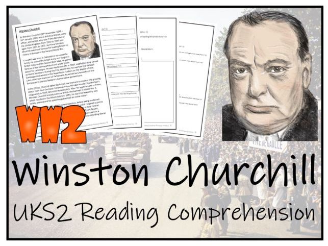 UKS2 History - Winston Churchill Reading Comprehension & Biography ...
