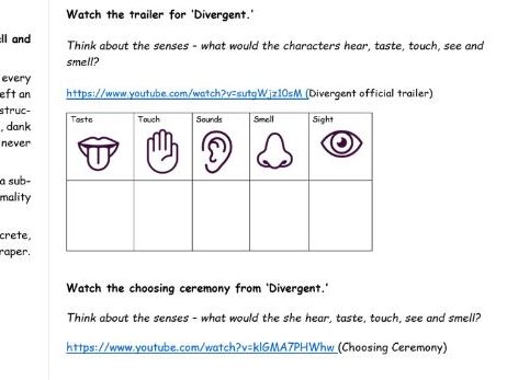 KS dystopian home learning work pack | Teaching Resources