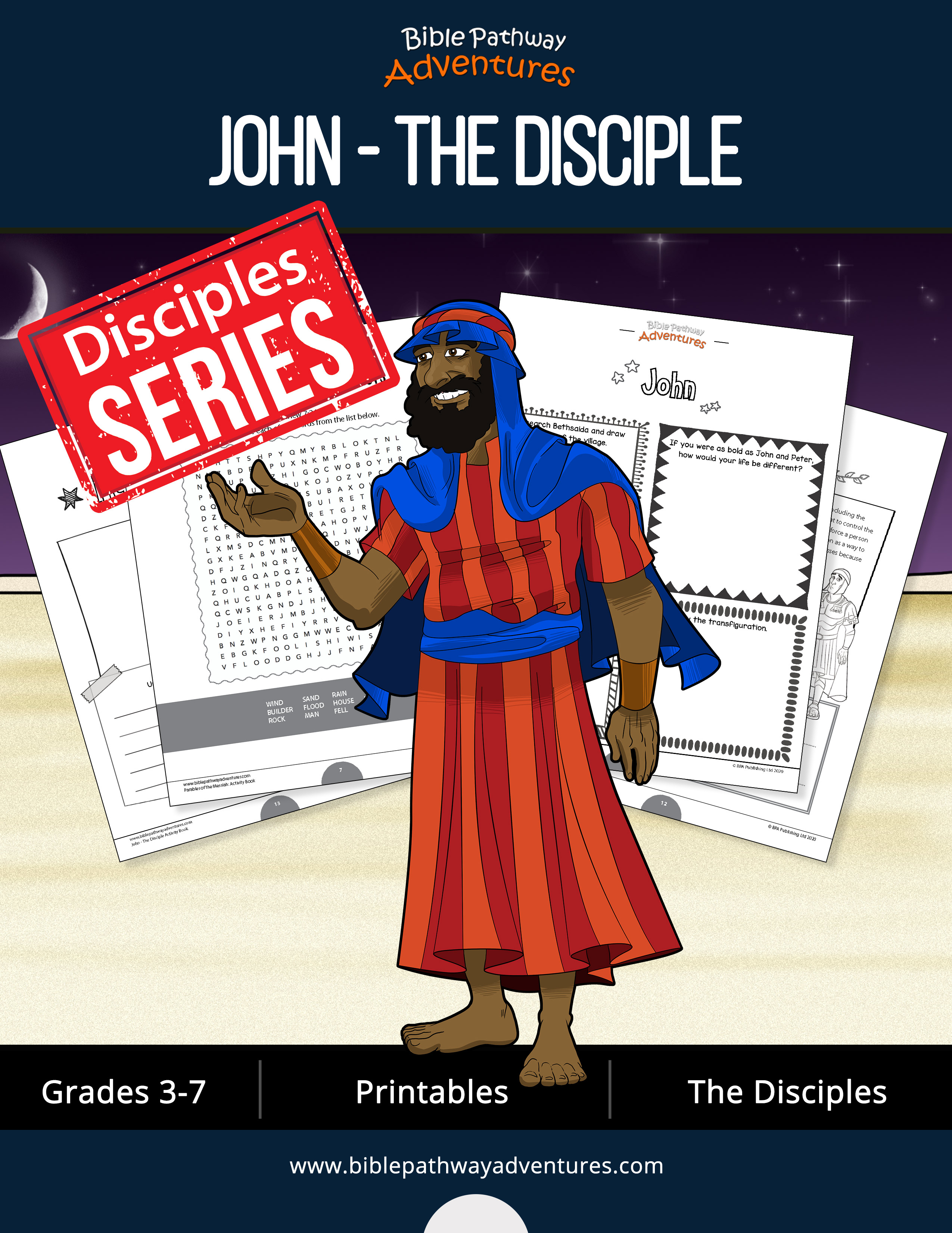 John: The Disciple Activity Book | Teaching Resources