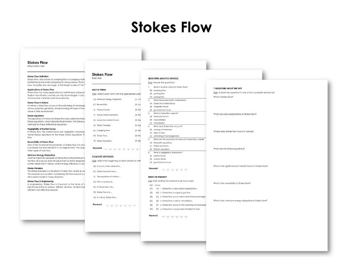 Stokes Flow | Teaching Resources