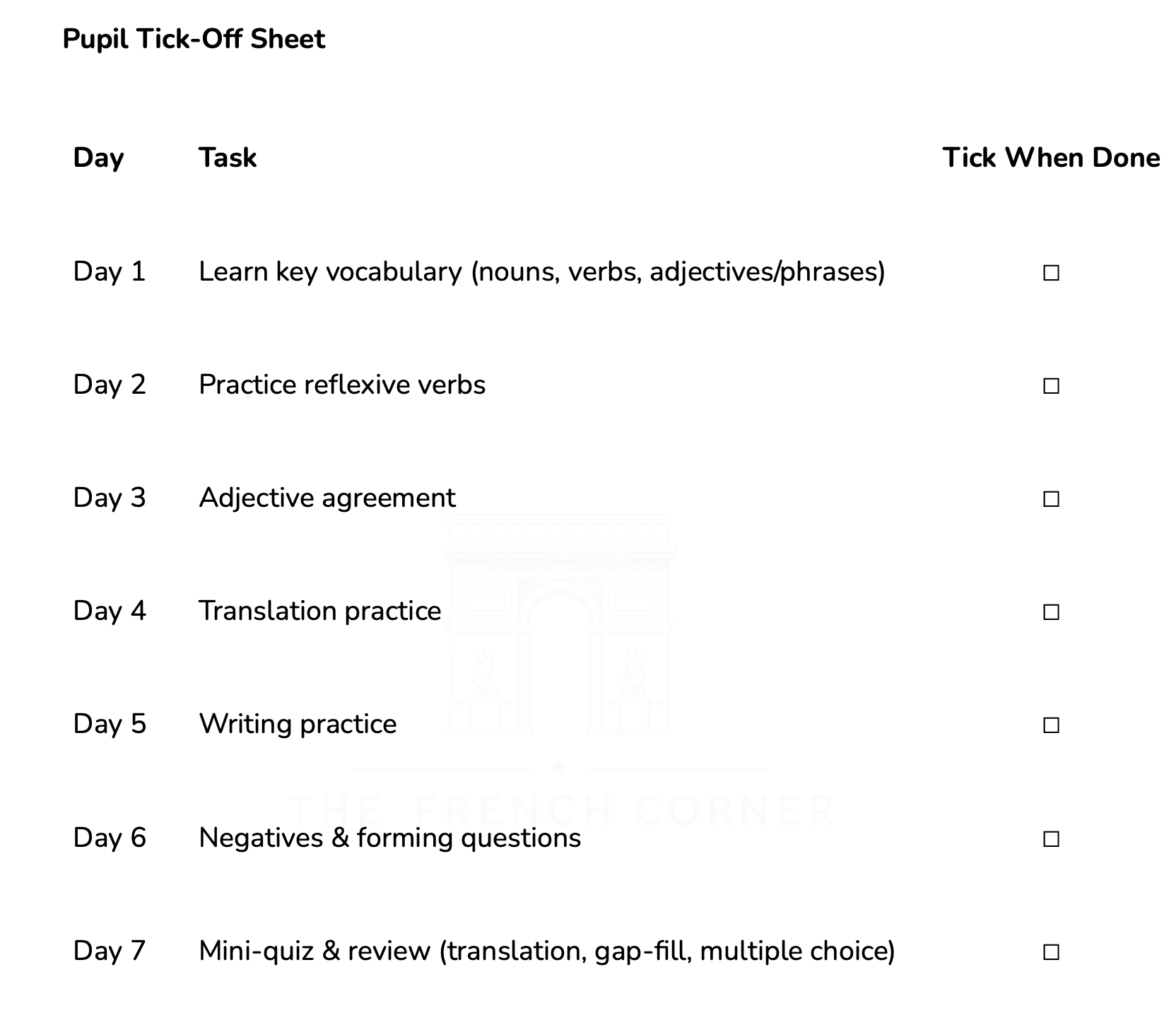 FREE 2026 AQA GCSE Foundation – 7-Day Revision Booklet 1.1 Identity ...