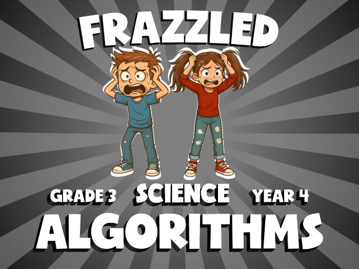 Algorithms FRAZZLED Science Game | No-Prep Year 4 Review Activity ...