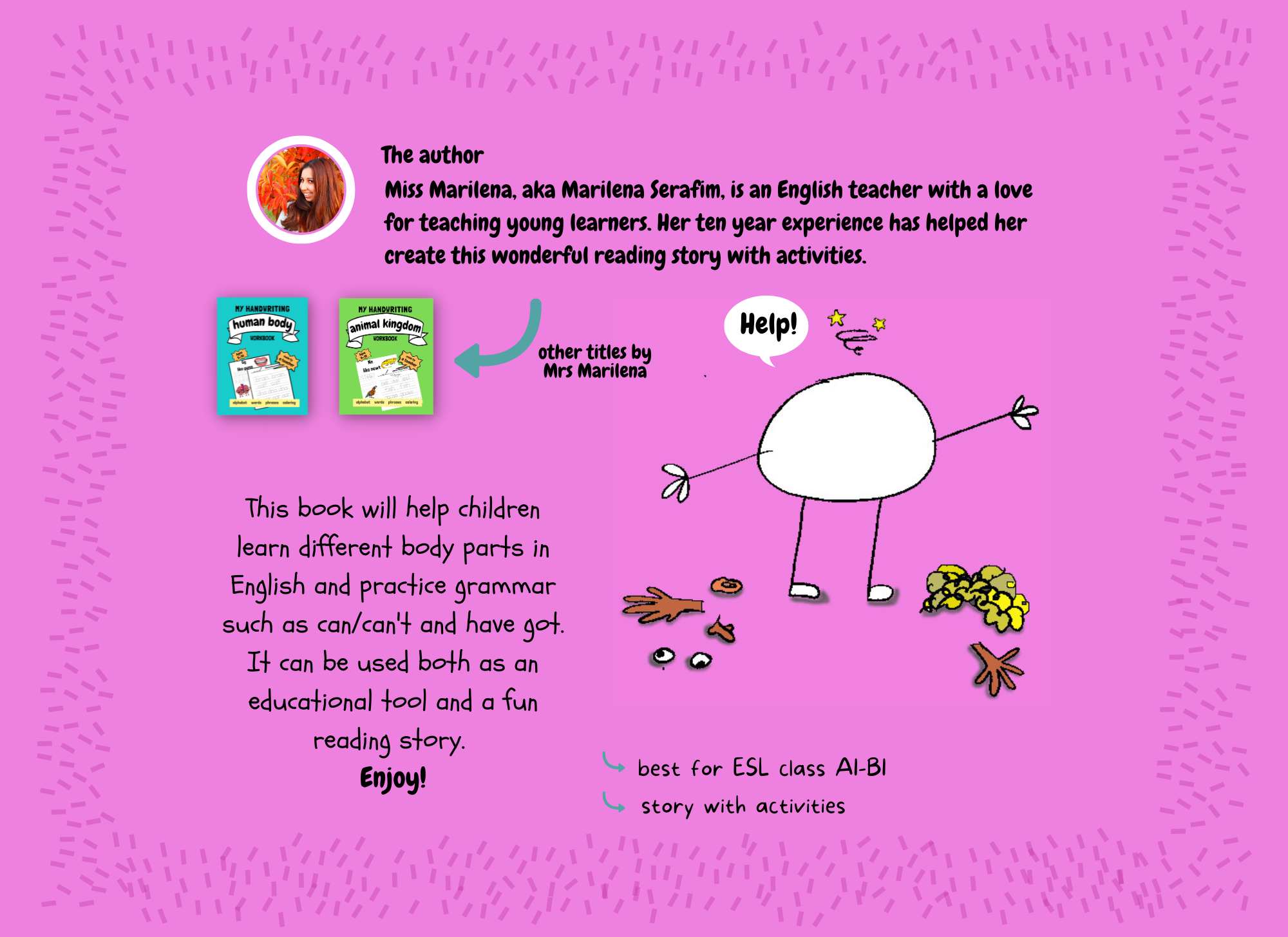 "Olie Needs a New Body" – A Fun, Interactive Book for Teaching Grammar ...