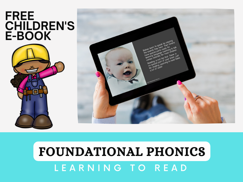 Free Children's eBook | Learning to Read | Teaching Resources