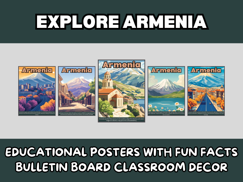 Explore Armenia Europe – Educational Posters with Fun Facts | Bulletin ...