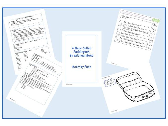 A Bear Called Paddington Activity Pack & Resources | Teaching Resources