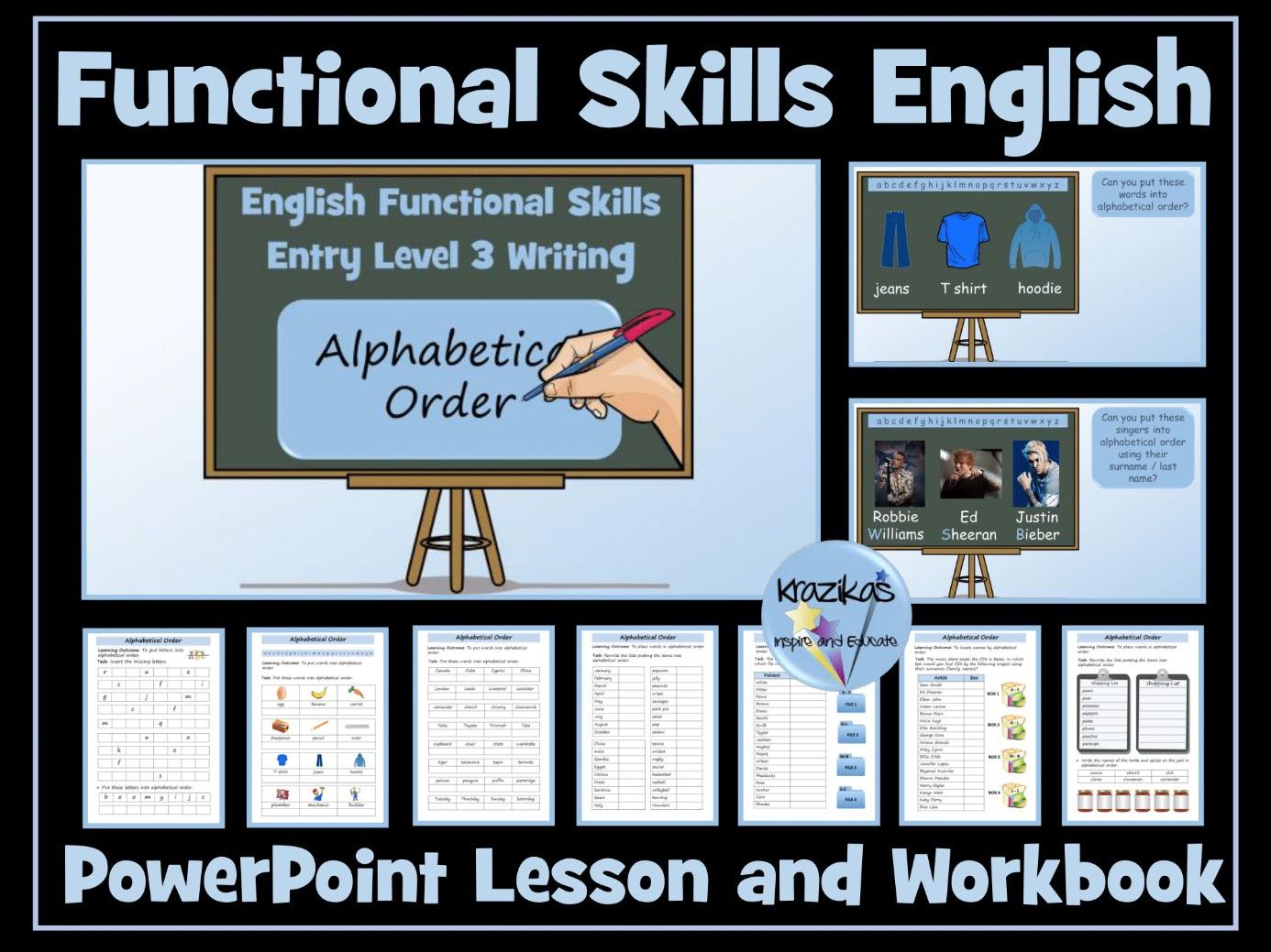 Functional Skills English Entry Level 3 Writing Alphabetical Functional Skills English Entry Level 3 Writing Alphabetical