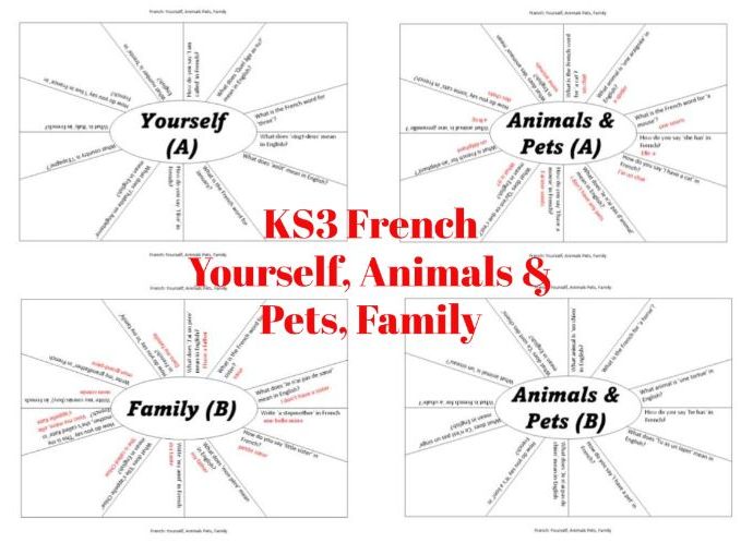 KS3 French Revision Clocks Worksheets | Teaching Resources