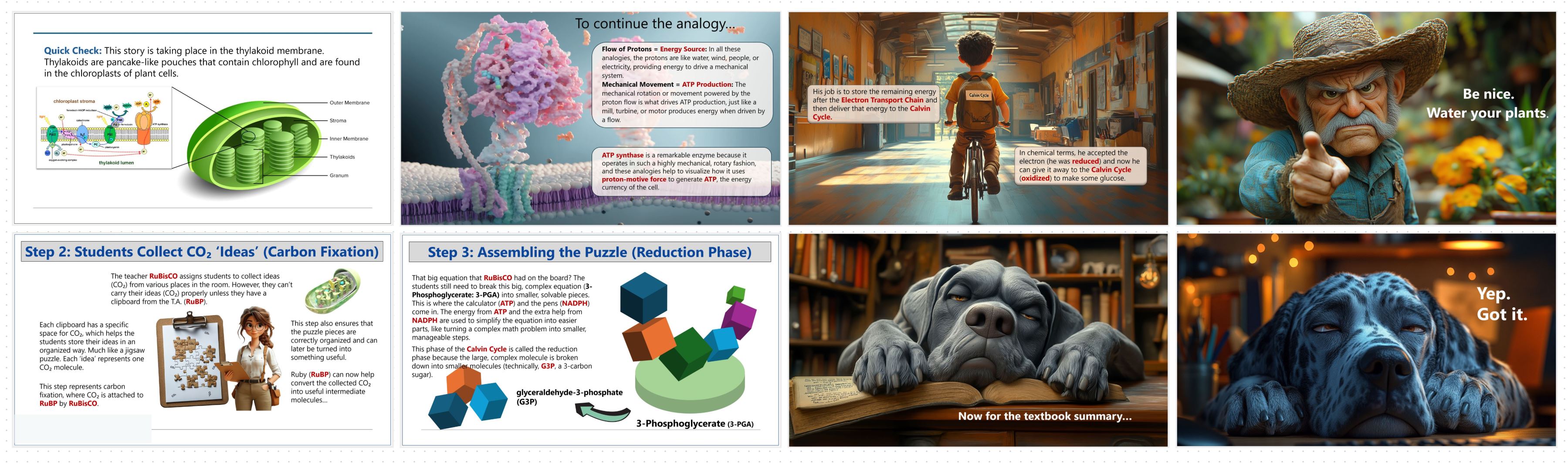 Photosynthesis Light Reactions and the Calvin Cycle Lesson and Activity ...
