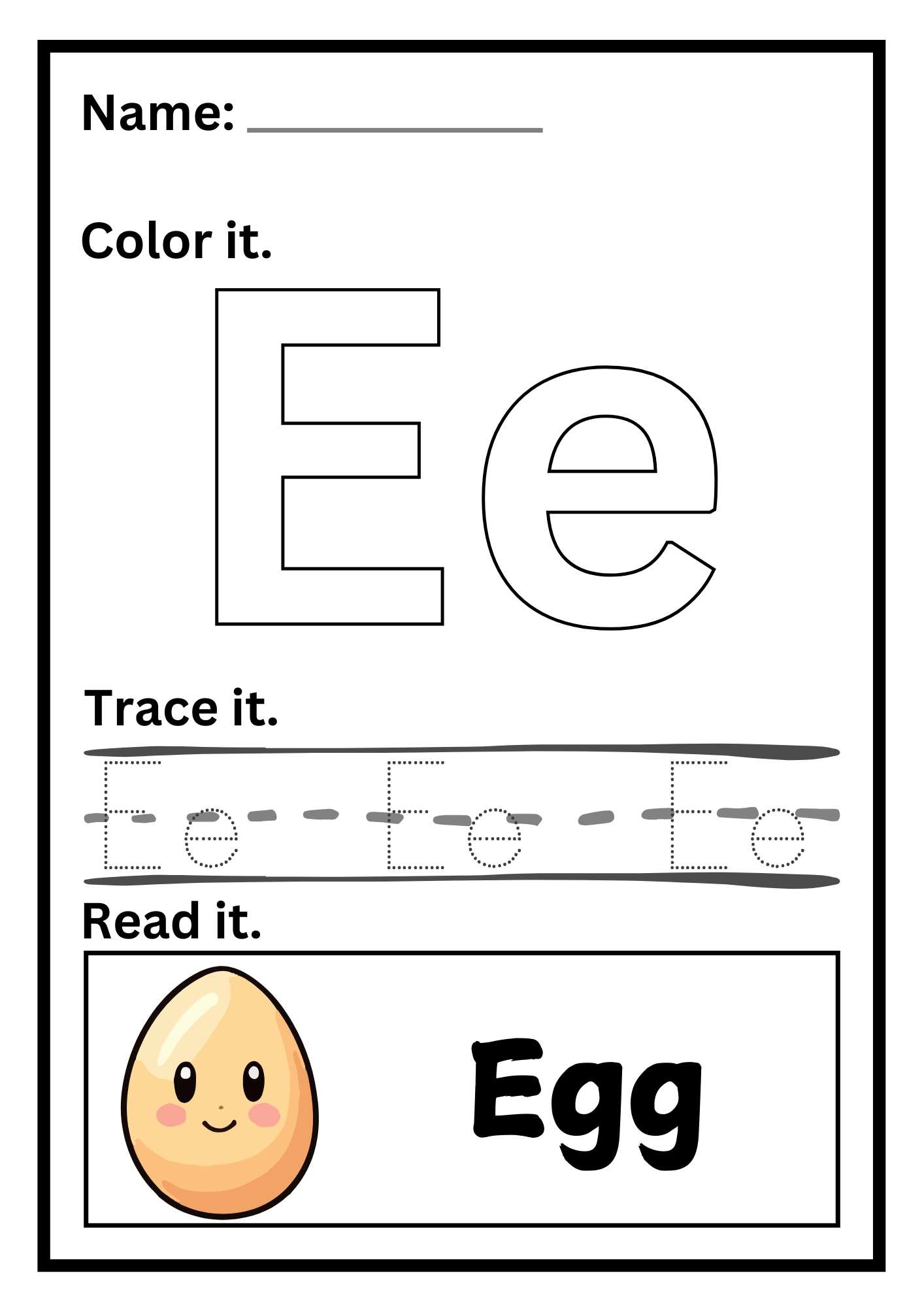 Alphabet Coloring and Tracing Worksheets | Fun Letter Practice for Kids ...