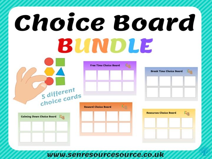 Choice Boards | Teaching Resources