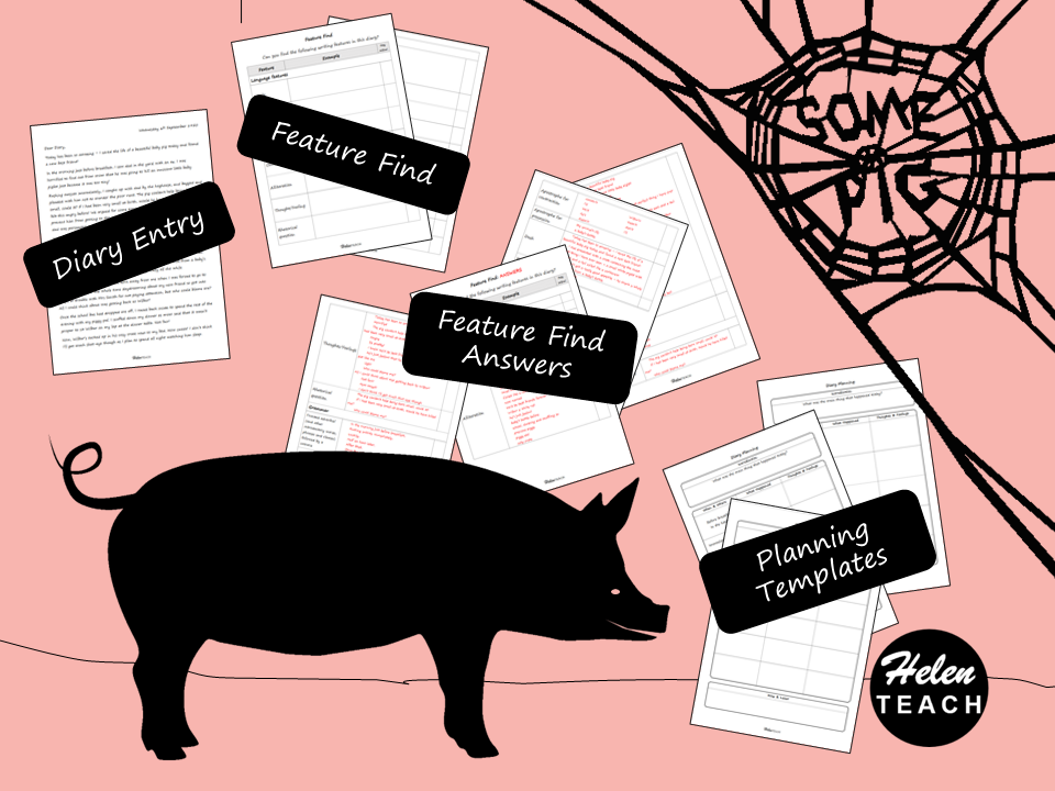Charlotte's Web: Example Diary Text Pack | Teaching Resources