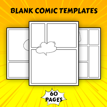 Create Your Own Comics with Customizable Blank Comic Book Templates ...