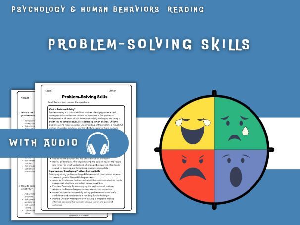 Problem-Solving Skills -Psychology and Human Behavior Reading ...