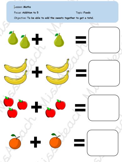 Maths Worksheets Addition & Subtraction | Teaching Resources