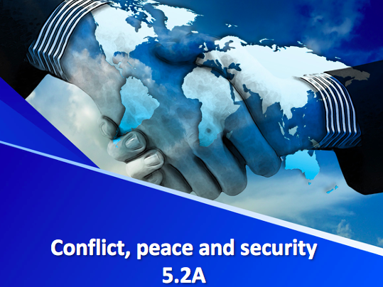 IB Digital Society – 5.2A Conflict, peace and security (Governance and ...