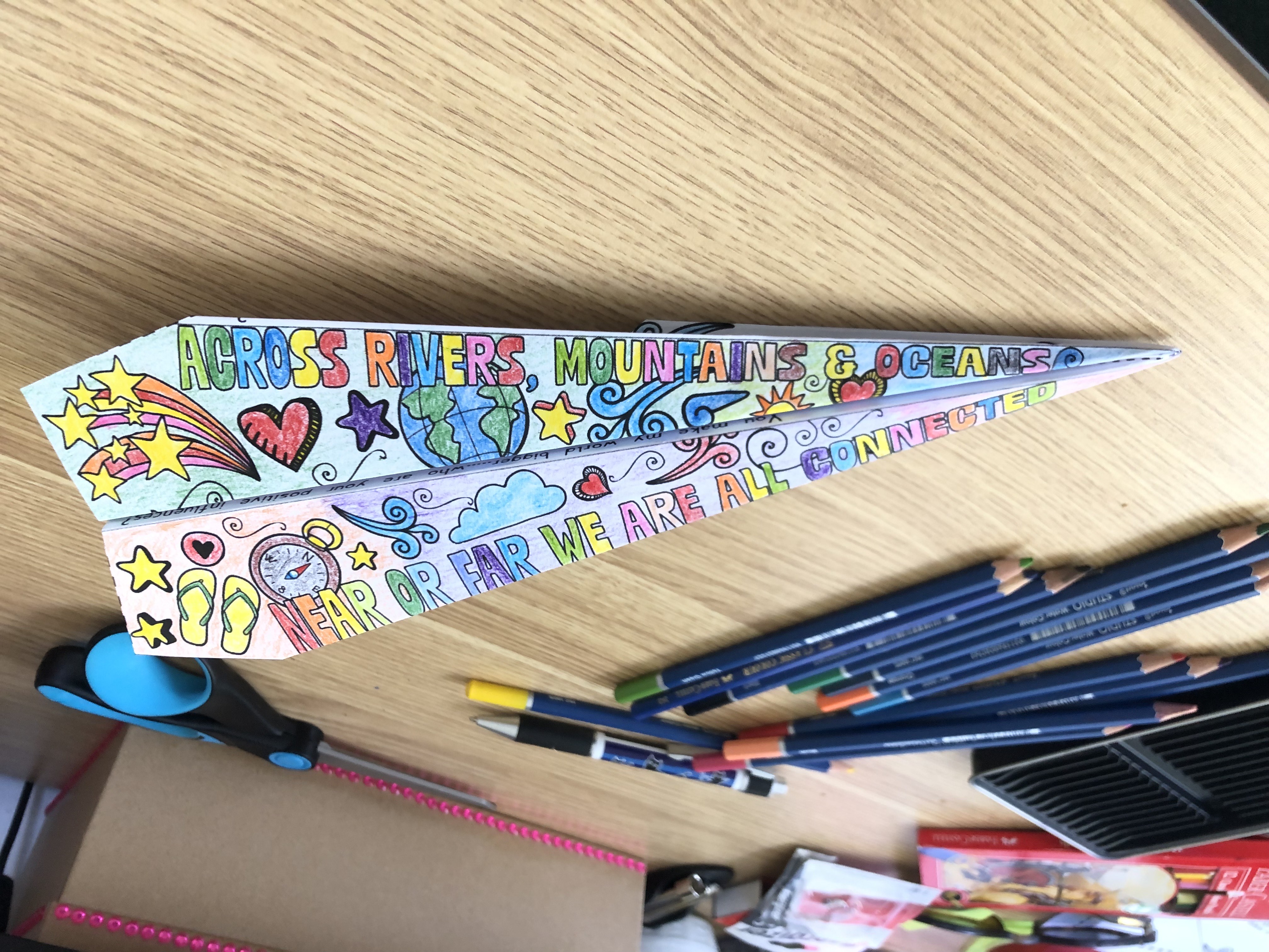 Valentines day paper aeroplane activity | Teaching Resources