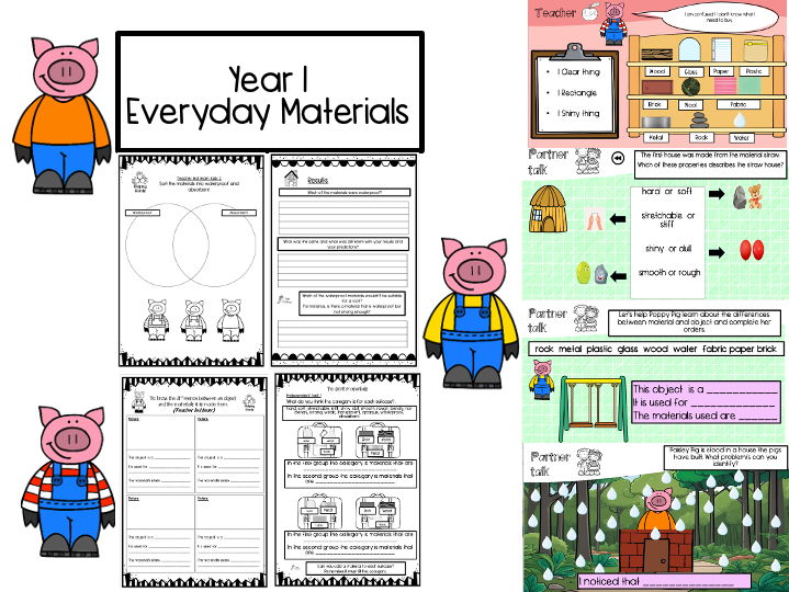 Year 1 Everyday Materials complete unit | Teaching Resources