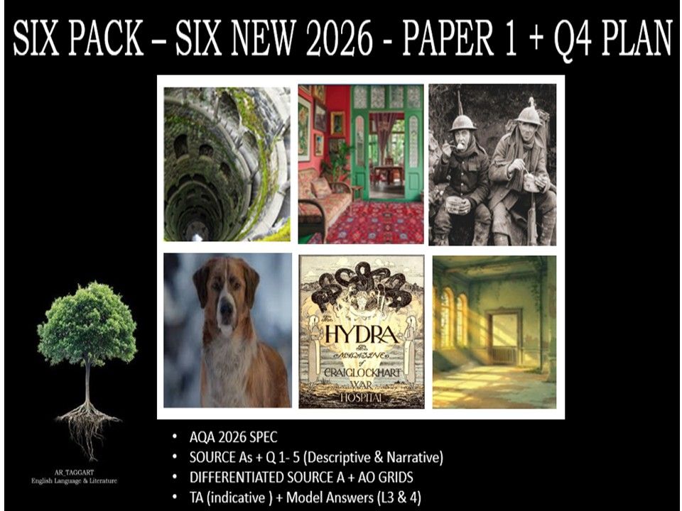 SIX - NEW PAPER 1 | 2026 FULL MOCKS | Q4 PLAN | Teaching Resources