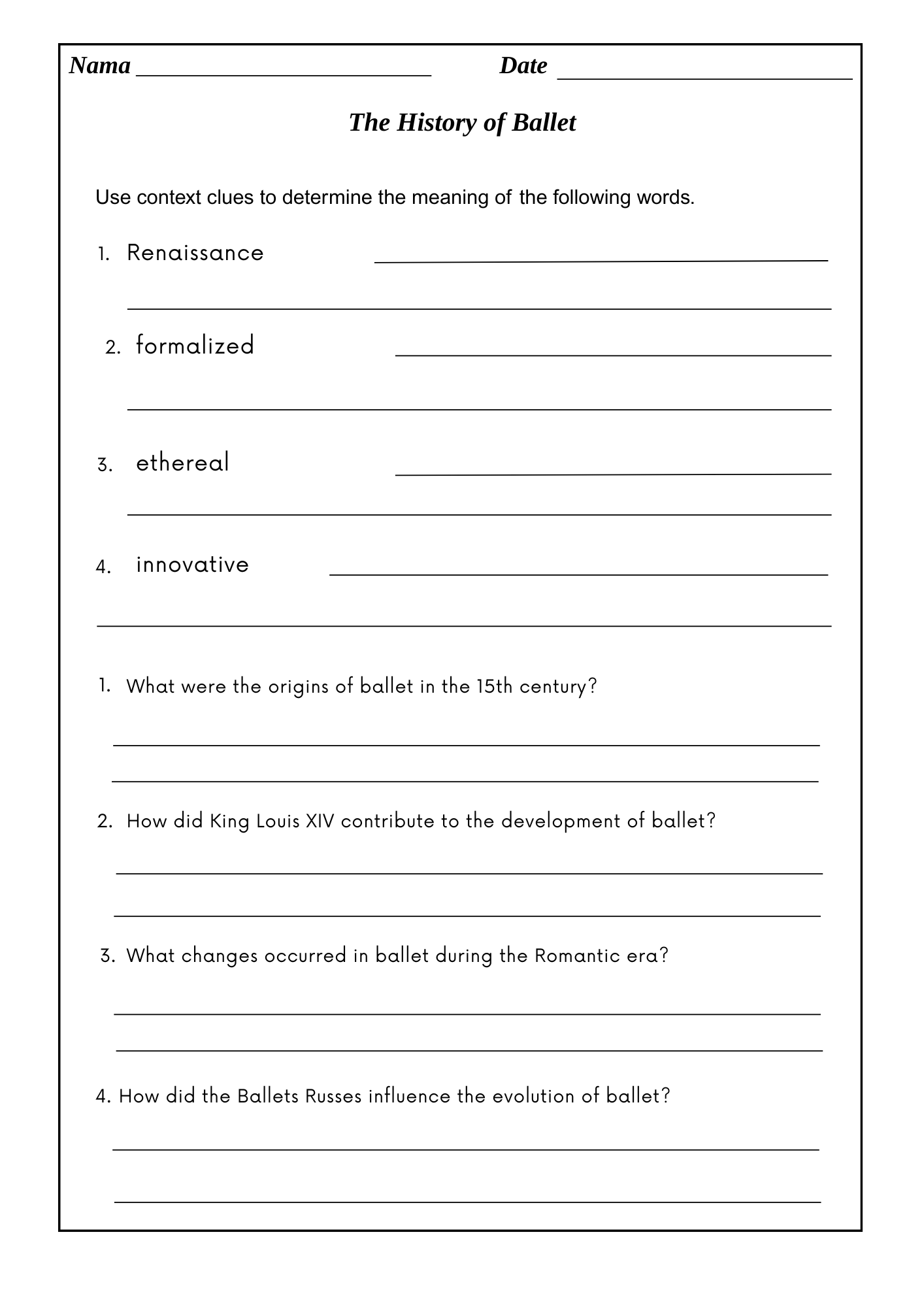 From Royal Courts to Global Stages: Master the History of Ballet ...