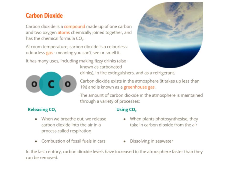 Chemistry & The Climate: Preview | Teaching Resources