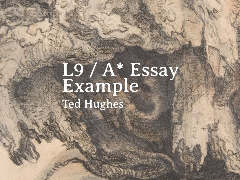 Ted Hughes L9 A Grade Essay Example Teaching Resources