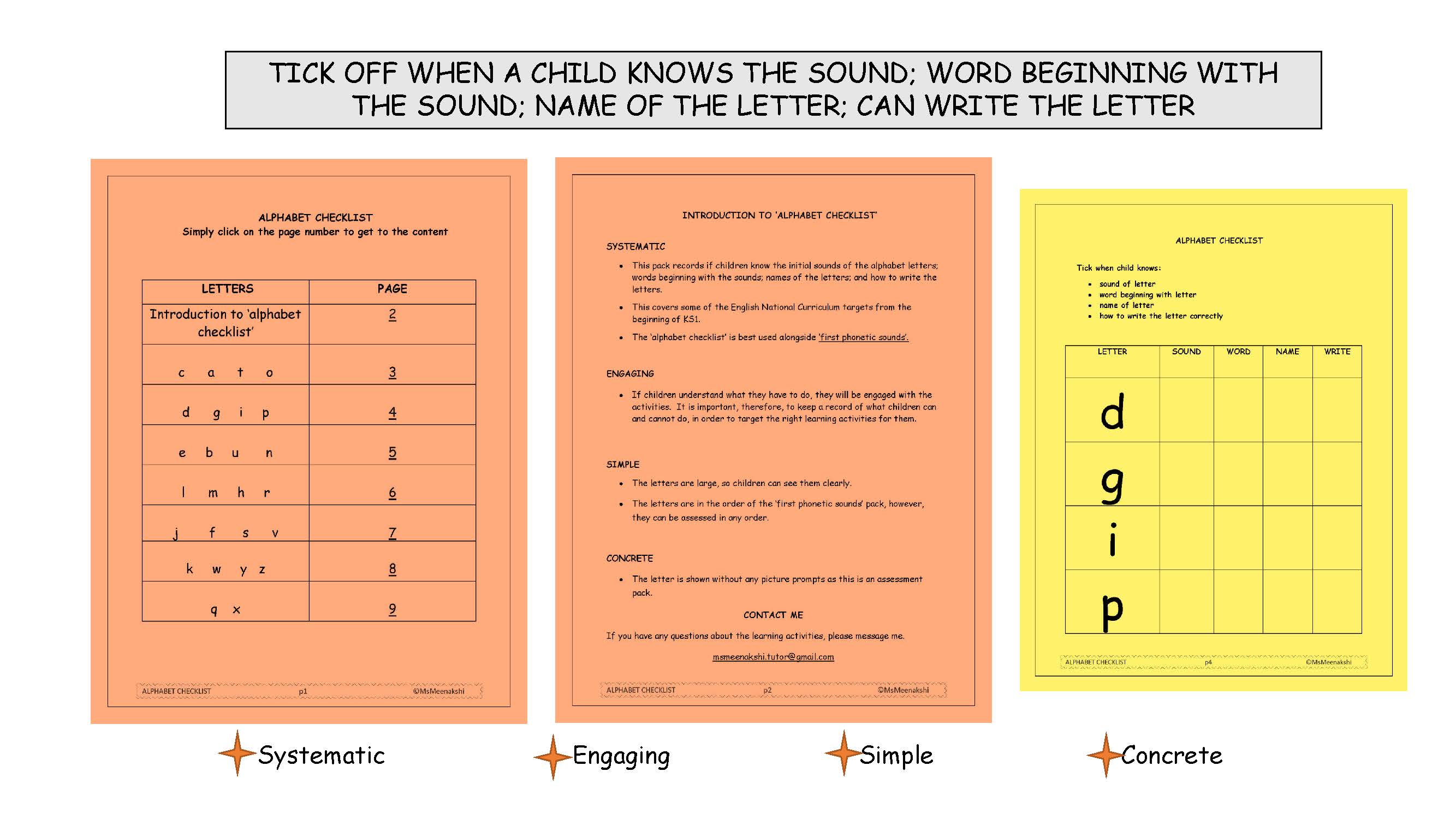 Alphabet Checklist Free Recording Sheet Teaching Resources Alphabet Checklist Free Recording Sheet Teaching Resources