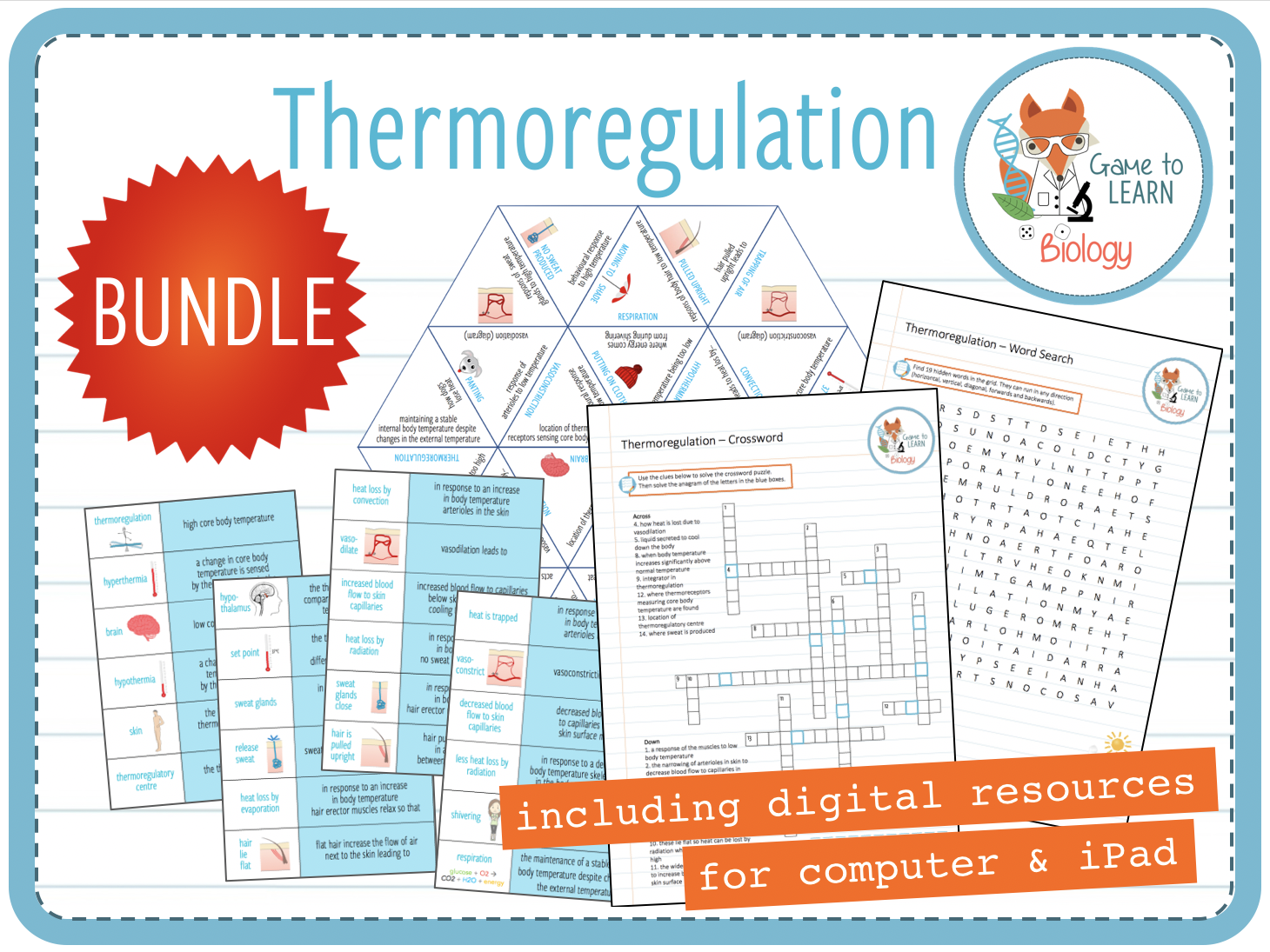 Thermoregulation - 7x Games and Activities (KS4/5) | Teaching Resources