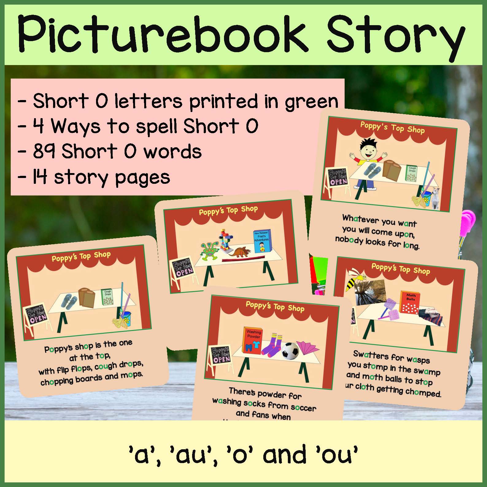 Phonics Story For 4 Short O Word Families Spelling Activities Chart Phonics Story For 4 Short O Word Families Spelling Activities Chart
