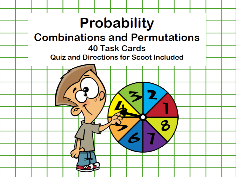 Secondary permutations and combinations resources