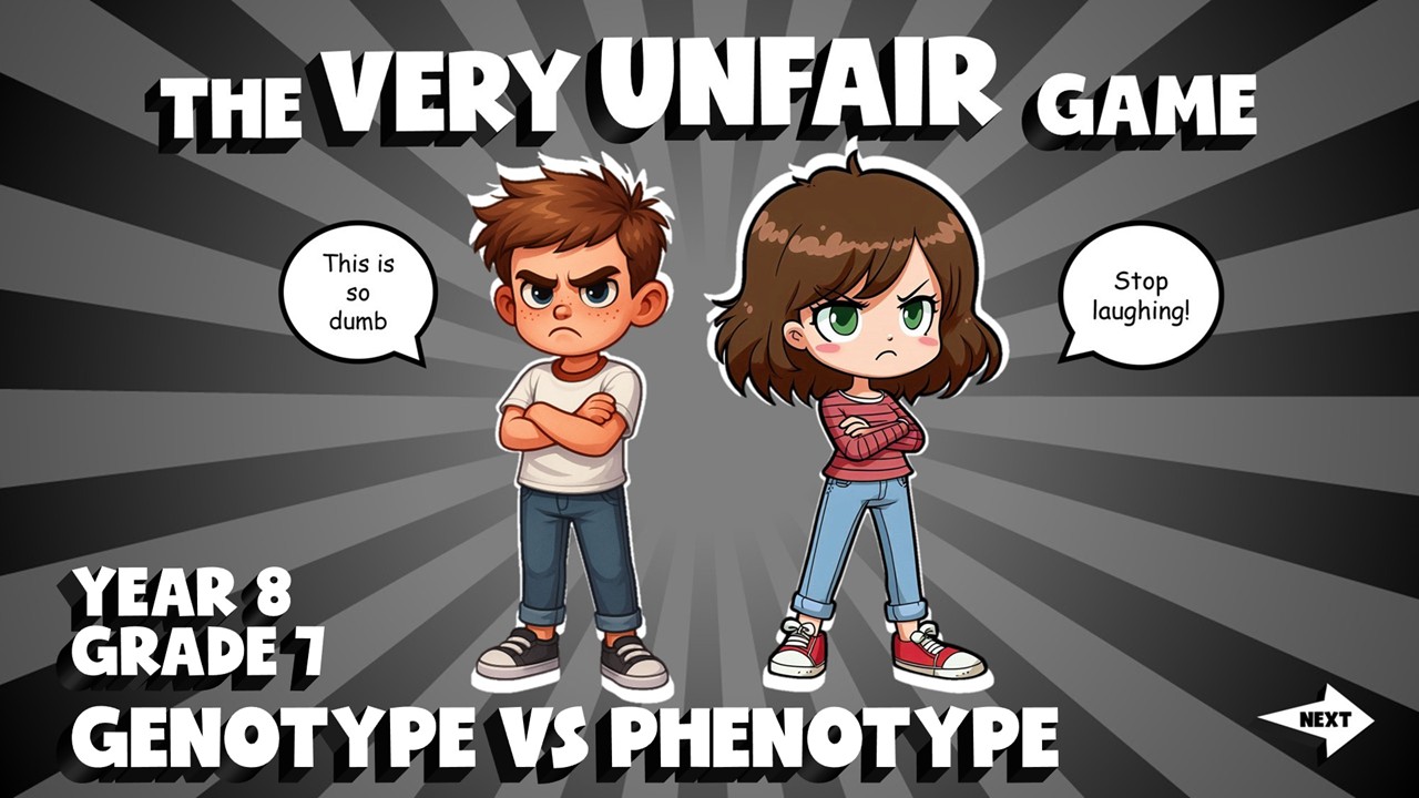 Genotype vs Phenotype VERY UNFAIR GAME | No-Prep Year 8 Science Review ...