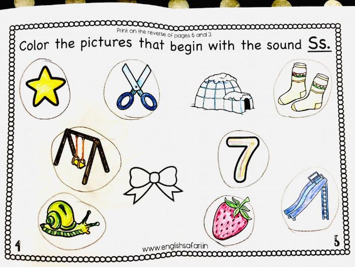My book about phonics beginning sound s | Teaching Resources