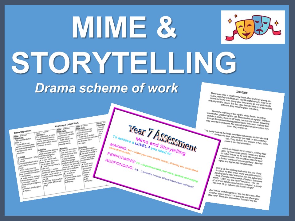Mime & Storytelling: Drama scheme of work | Teaching Resources