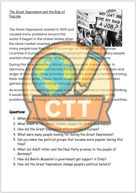 OCR Entry Level History - Germany 1925-55 - The Rise of Fascism in ...