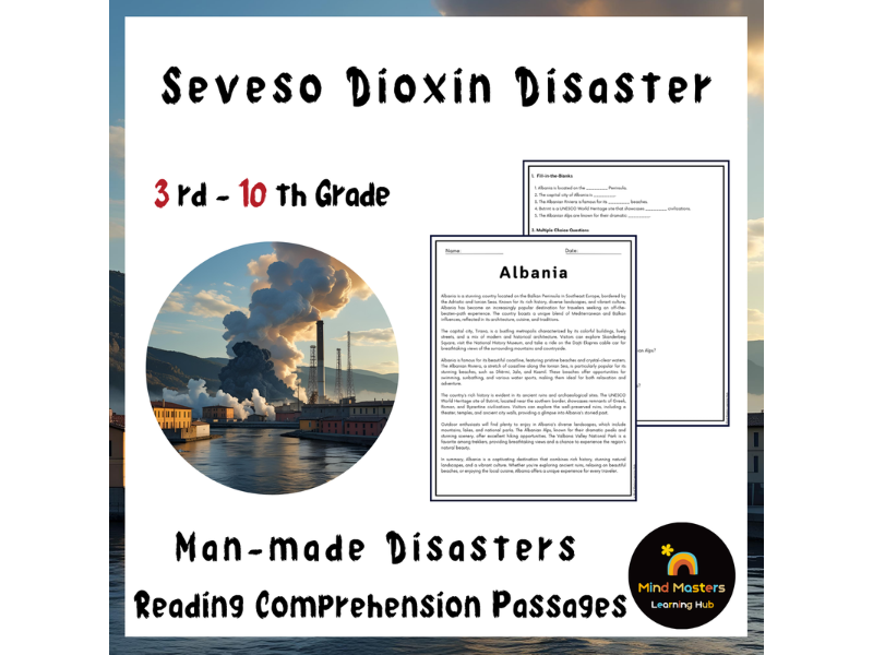 Seveso Dioxin Disaster Reading Comprehension Passages & Questions ...