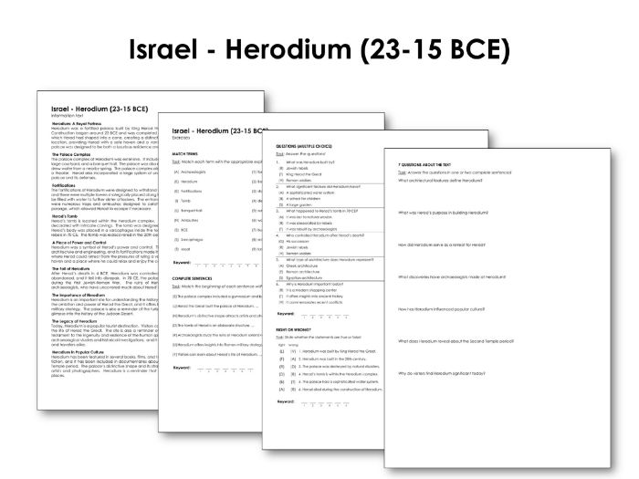 Israel - Herodium (23-15 BCE) | Teaching Resources