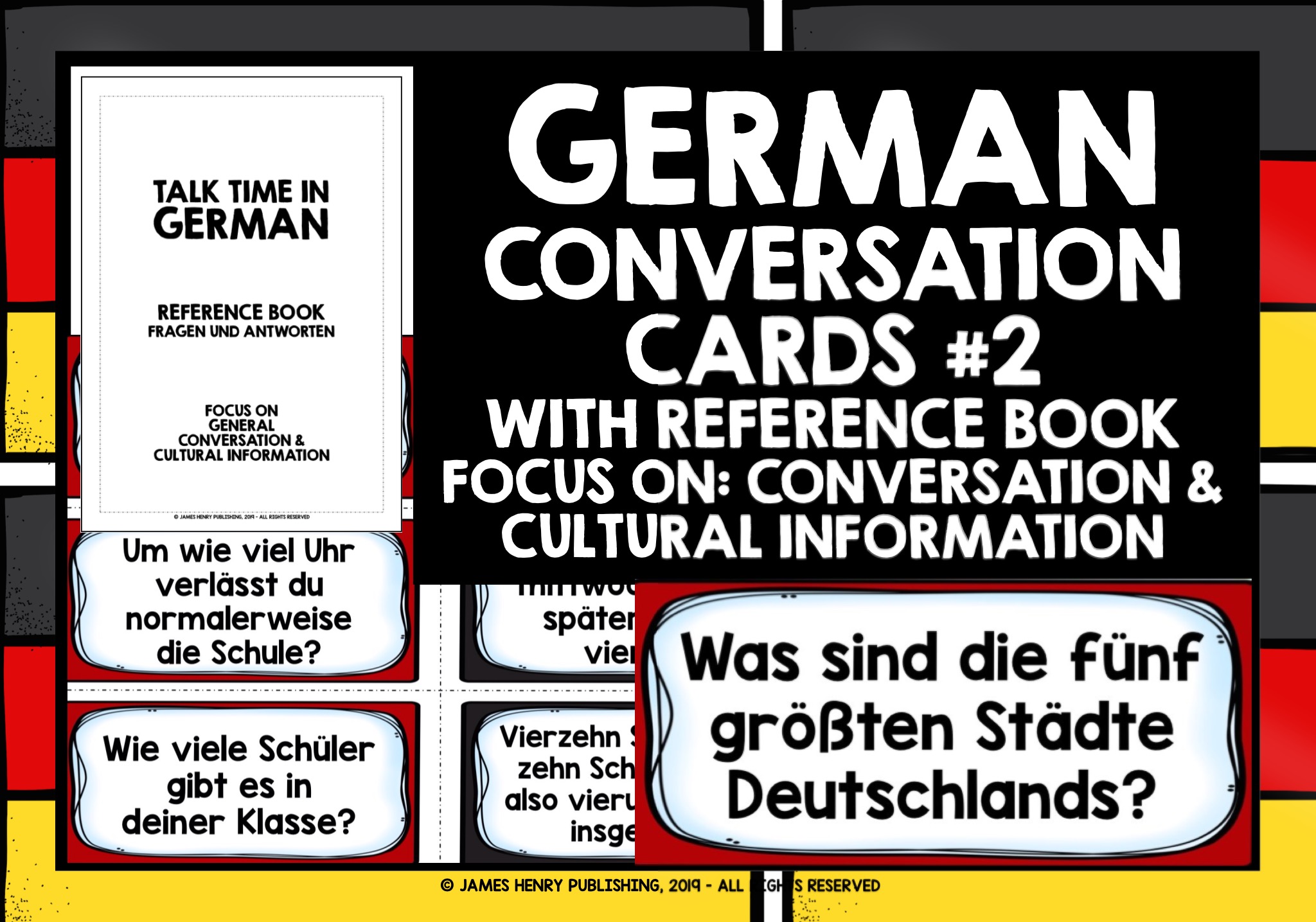 GERMAN SPEAKING PRACTICE #2 | Teaching Resources