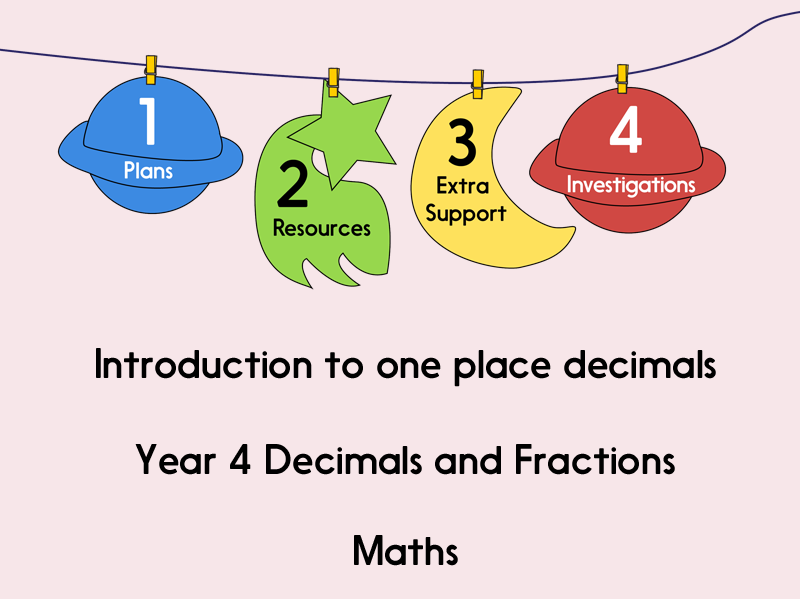 Introduction To One Place Decimals Year 4 Decimals And Fractions 