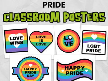 PRIDE Classroom Posters | Pride Month in the classroom | Teaching Resources