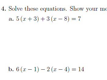 Equations and formulae test (with solutions) | Teaching Resources