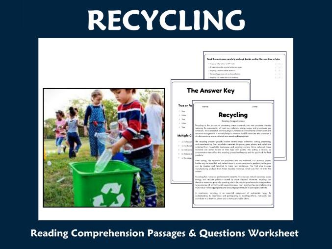 Science : Reading Comprehension Passages & Questions Worksheets Bundle1 ...