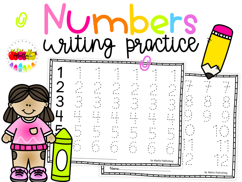 Free Printable Numbers Tracing Worksheets for Kindergarten | Preschool ...