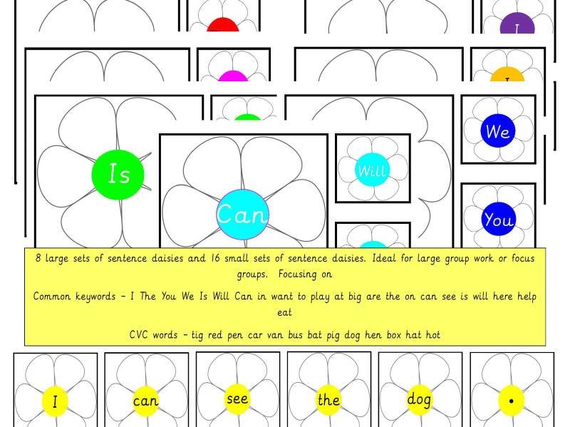 Sentence Daisy Chains | Teaching Resources