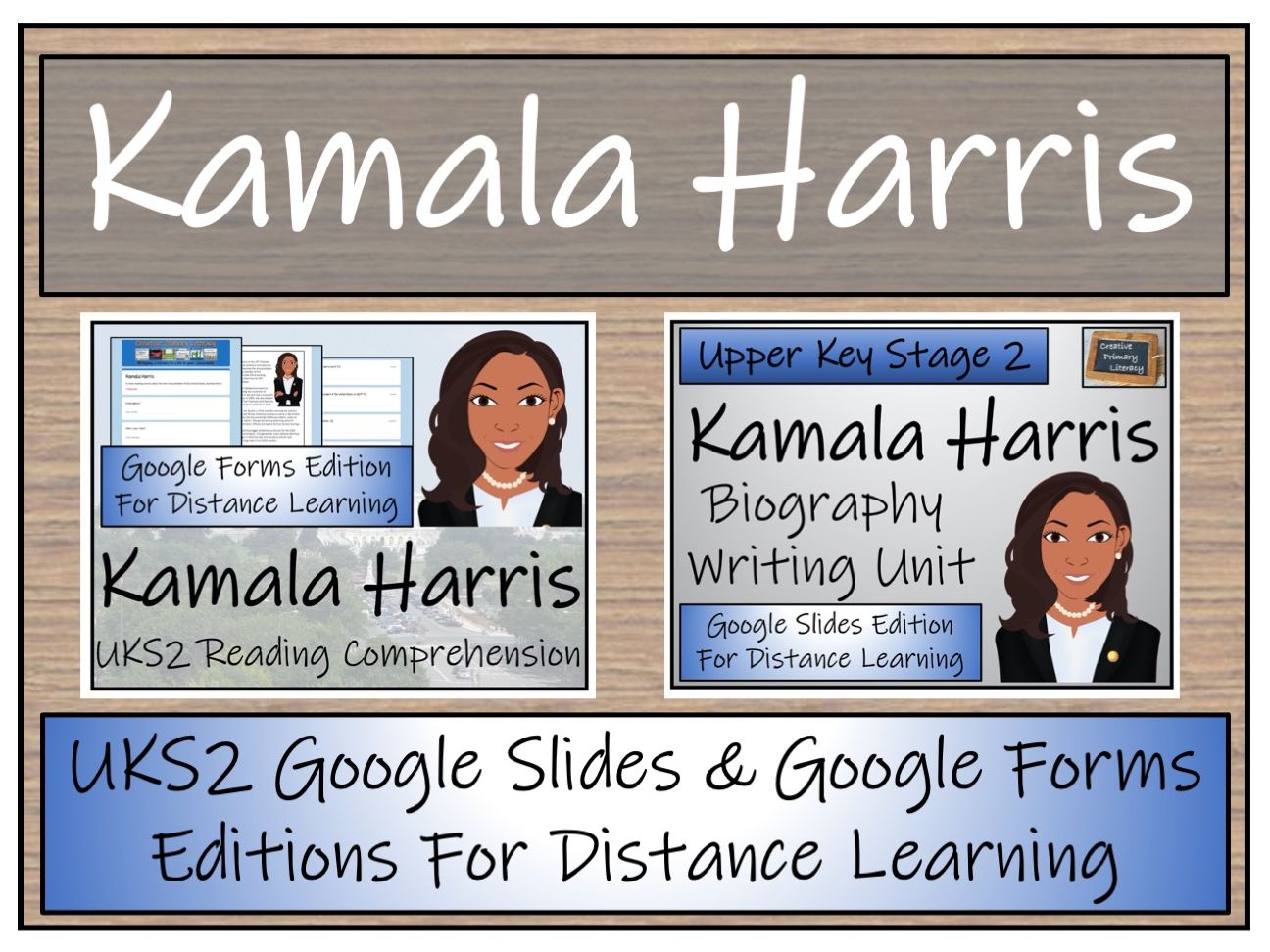 UKS2 Kamala Harris Biography & Reading Comprehension Bundle | Digital ...