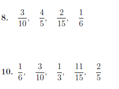 Ordering fractions worksheet no 3 (with solutions) | Teaching Resources