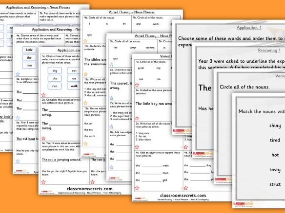 Free Grammar Year 3 Noun Phrases Autumn Block 1 Step 1 Lesson Pack By