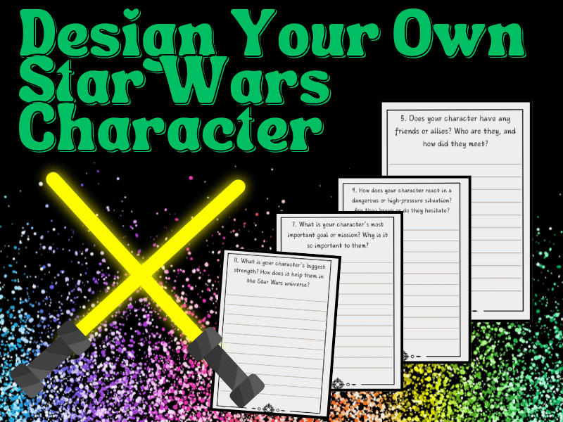 Critical Thinking Questions: Design Your Own Star Wars Character, May ...