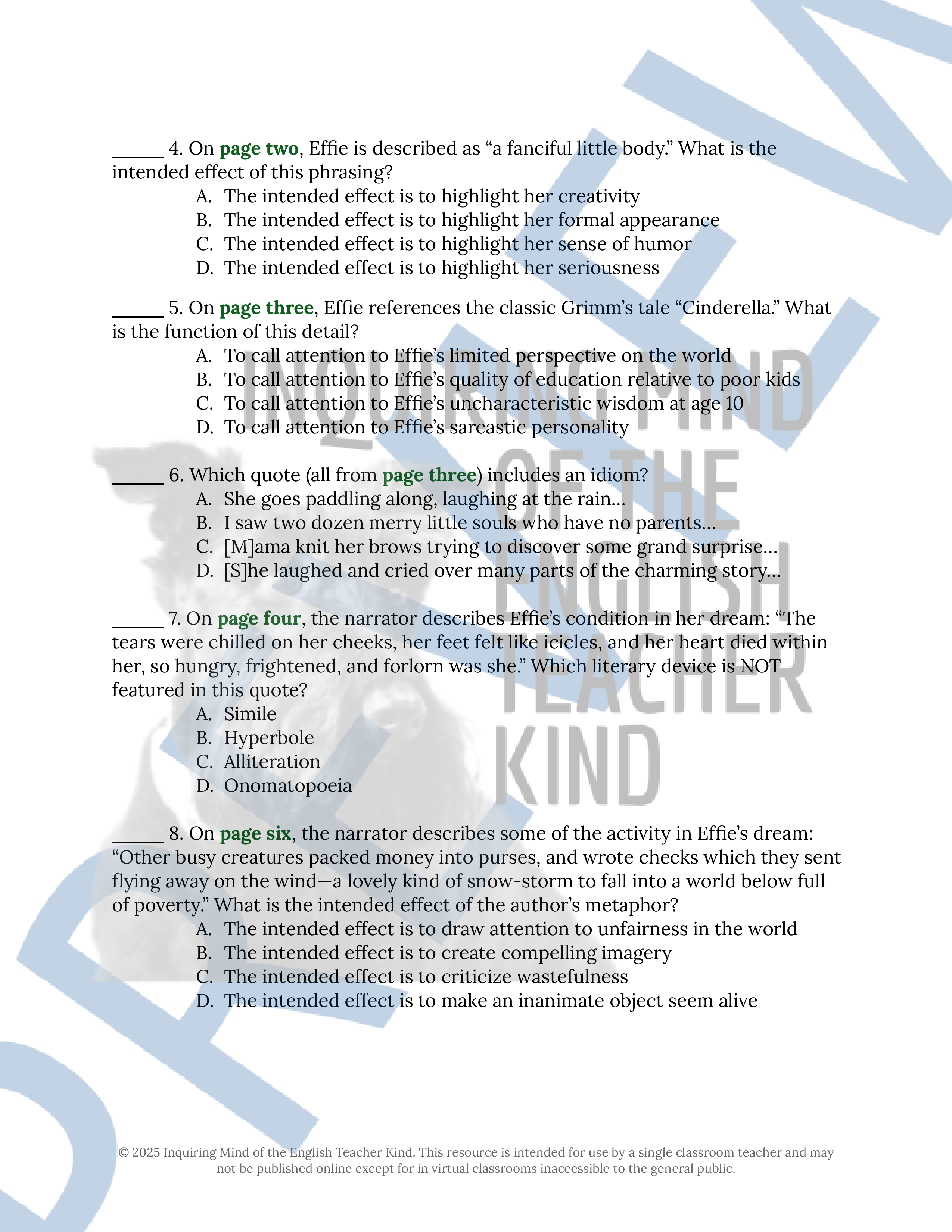 "A Christmas Dream" by Louisa May Alcott Close Reading Analysis ...